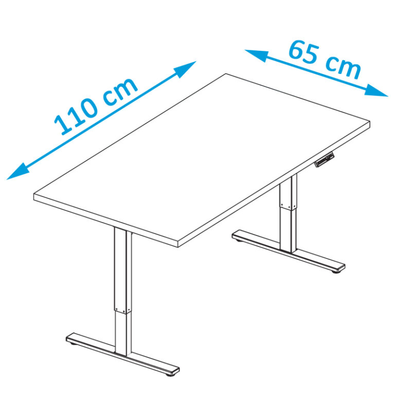 Tabletop for standing desk small office desk or computer table